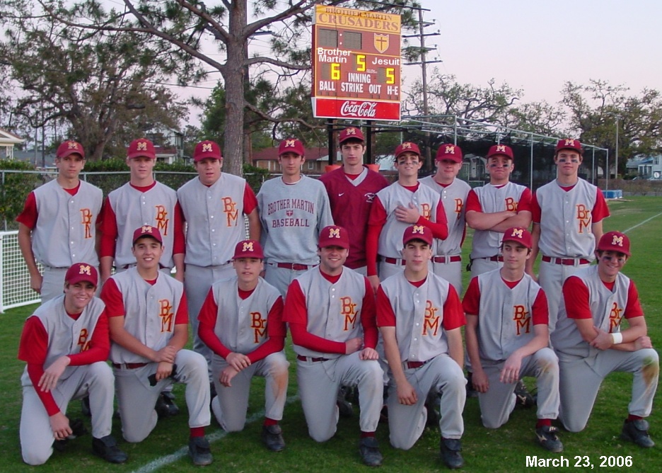 Brother Martin Baseball Jr Varsity Team